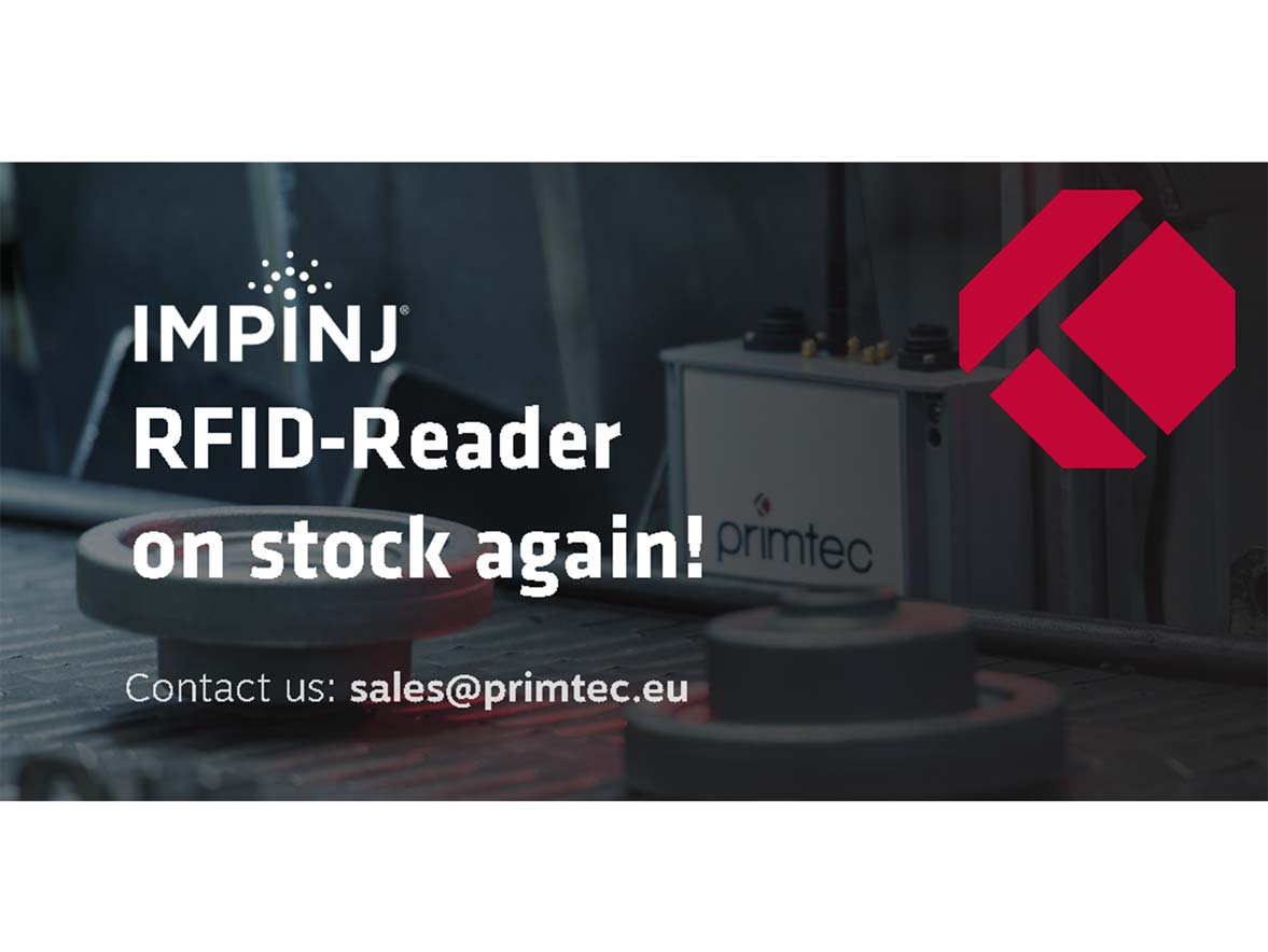 Impinj RFID Reader available! | primtec